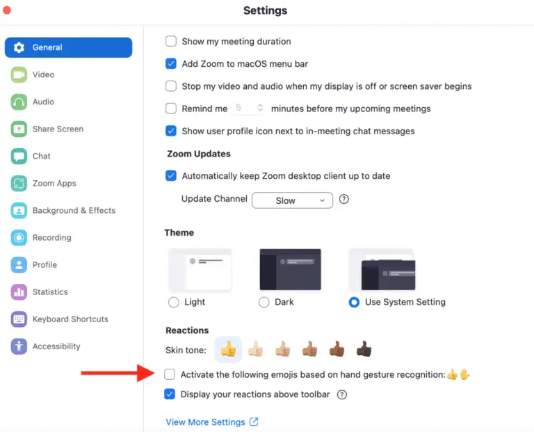 Zoom: Reactions, Nonverbal Feedback, & Gesture Recognition - Get Smart Soon