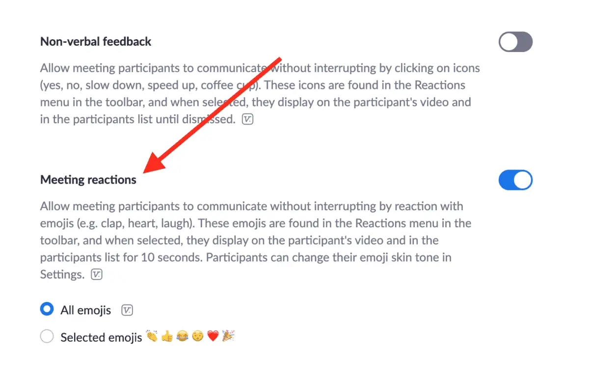 Zoom: Reactions, Nonverbal Feedback, & Gesture Recognition - Get Smart Soon