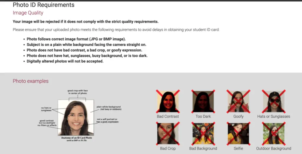 How to Take a Student ID Photo (Requirements and Tips) - Get Smart Soon
